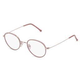 Fielmann BD 422 PANTO CL Brille Unisex | Fassung: Vollrand, Panto, Gold Beige