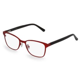 Fielmann CY 012 FLEX CL Brille Teenager | Fassung: Vollrand, Quadratisch, Rot Matt