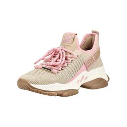 Sneaker Steve Madden "Steve Madden Sneaker Textil", Damen, Gr. 37, beige, rosa, Textil, Schuhe Sneaker