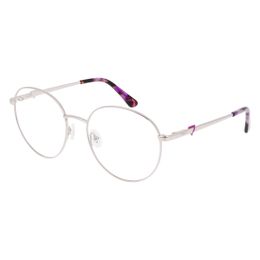 Guess GU2812 Brille Unisex | Fassung: Vollrand, Rund, Silber