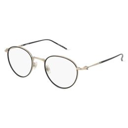 Montblanc MB0162O Brille Unisex | Fassung: Vollrand, Rund, Schwarz Silber