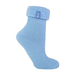1 Pack Damenweiche Pl&uuml;schgef&uuml;tterte Hausschuhsocken