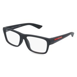 Prada Linea Rossa PS 02TV Brille Herren | Fassung: Vollrand, Quadratisch, Schwarz Matt