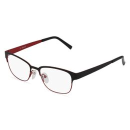 Fielmann MC 469 CL Brille Damen | Fassung: Vollrand, Quadratisch, Schwarz Rot