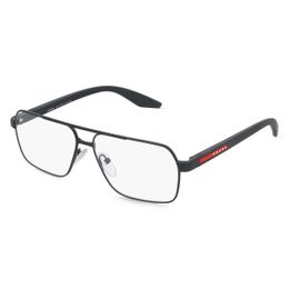 Prada Linea Rossa PS 51TV Brille Herren | Fassung: Vollrand, Eckig, Schwarz Matt