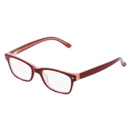 Fielmann BD 404 MOD FLEX CL Brille Teenager | Fassung: Vollrand, Quadratisch, Rot Rose