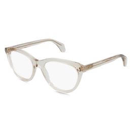 Moncler ME2026 Brille Damen | Fassung: Vollrand, Oval, Gelb Transparent