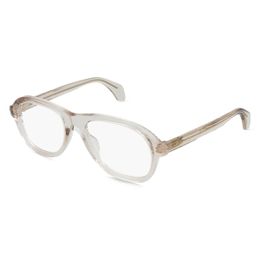 Moncler ME2025U Brille Unisex | Fassung: Vollrand, Quadratisch, Gelb Transparent