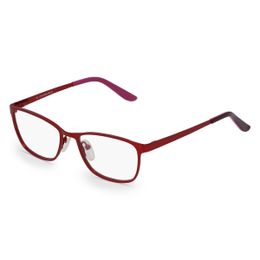 Fielmann OPH 9926 FLEX CL Brille Unisex | Fassung: Vollrand, Quadratisch, Rot Matt