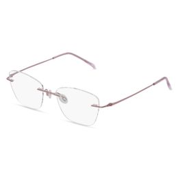 Fielmann BD 464 CL Brille Damen | Fassung: Randlos, Quadratisch, Rose