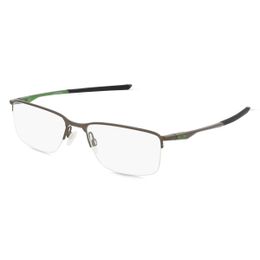 Oakley OX3218 Brille Herren | Fassung: Halbrand, Quadratisch, Grau