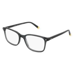 Fielmann OU 025 CL Brille Teenager | Fassung: Vollrand, Quadratisch, Grau Transparent