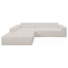 Ecksofa WERK2 "Zeus-XL, B/T: 311/210 cm, Mega-Sofa mit gro&szlig;er Sitztiefe, modern", beige (natur), B:311cm H:70cm T:210cm, 100% Polyester, Sofas, Ecksofa, Curvy Trend Garnitur mit urbaner Optik, bequem, Big-Sofa, L-Form