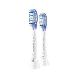 Philips Sonicare G3 Premium Gum Care HX9052/87, 2er, Aufsteckb&uuml;rste wei&szlig;/lila