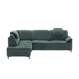 meinSofa Ecksofa Carmen gr&uuml;n Ma&szlig;e (cm): B: 266 H: 88 T: 202.0 Sofas > Sofas nach Material > Stoffsofas &raquo; Sofa DE