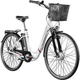 Z&uuml;ndapp Z&uuml;ndapp Z517 E Bike Damenfahrrad 28 Zoll 155 - 190 cm mit 7 Gang Nabenschaltung und R&uuml;cktrittbremse