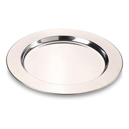 ECHTWERK Platzteller Set 2tlg Edelstahl - silber