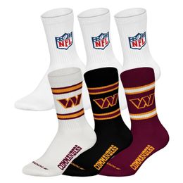 NFL 6Pack Crew Socks Unisex Socken