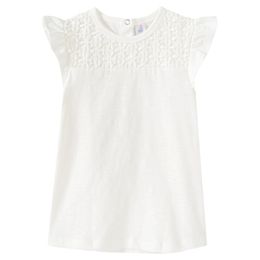 Topomini Baby T-Shirt mit H&auml;kelspitze