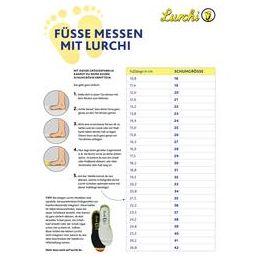 Barfu&szlig;schuh Lurchi "Jan Barefoot", M&auml;dchen, Gr. 35, khaki, braun, Lederimitat, Textil, Schuhe Barfu&szlig;schuh, Barfu&szlig;schuh, Klettboots mit Warmfutter, Gr&ouml;&szlig;enschablone zum Download