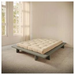Futonbett KARUP DESIGN "Bettgestell JAPAN BED Futonbett aus FSC-zertifiziertem Massivholz", sage gr&uuml;n, B:168cm H:20cm L:228cm, Betten, Futonbett, zeitlos, bequem & in mehreren Farben und Gr&ouml;&szlig;en erh&auml;ltlich