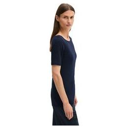 Marc O'Polo T-Shirt MARC O'POLO "mit U-Boot-Ausschnitt", Damen, Gr. XXS, blau (maniac midnight), Obermaterial: 100% Baumwolle, unifarben, Basic, regular fit, U-Boot-Ausschnitt, Shirts T-Shirt