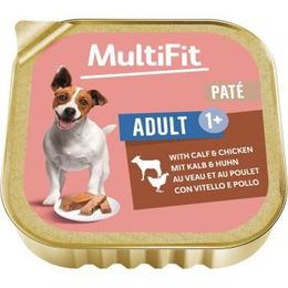 MultiFit Nassfutter Hund Pastete Kalb und Huhn 48x150 g