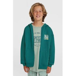 O`Neill O'Neill Sweatjacke in Gr&uuml;n - 43% | Gr&ouml;&szlig;e 176 | Kinder-sweatshirts-jacken