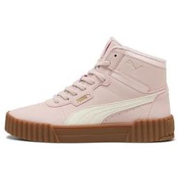Sneaker Puma "CARINA 30 MID WTR", Damen, Gr. 37,5, beige (mauve mist, frosted ivory), Synthetik, unifarben, Schuhe Sneaker, f&uuml;r sportlichen Look im Alltag, atmungsaktives Textil-Innenmaterial
