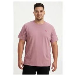 Levi's T-Shirt LEVI'S PLUS "LE BIG ORIGINAL HM TEE", Herren, Gr. 3XL (68/70), roan rouge, Jersey, Obermaterial: 100% Baumwolle, unifarben, regular fit normal, Rundhals, Shirts T-Shirt, mit Logo Stickerei