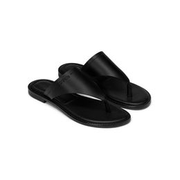 Marc O'Polo Marc O ́Polo Leder-Zehentrenner in Schwarz - 41% | Gr&ouml;&szlig;e 38 | Damen-sandalen