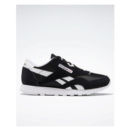 Reebok Leder-Sneakers "CL Nylon" in Schwarz - 40% | Gr&ouml;&szlig;e 36 | Kindersneakers