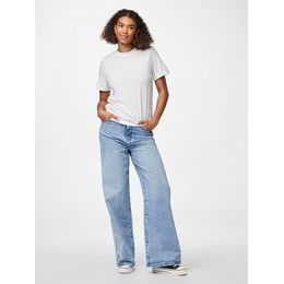 Pieces Shirt "Pcria" in Wei&szlig; - 35% | Gr&ouml;&szlig;e L | Damen-tops