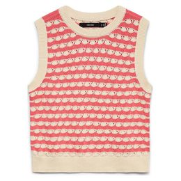 V&eacute;ro Moda Vero Moda Pullunder in Rot/ Beige - 33% | Gr&ouml;&szlig;e M | Damen-pullover-cardigans