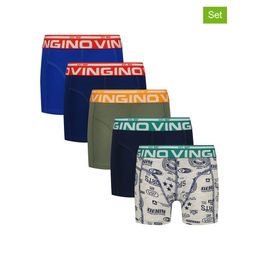 Vingino 5er-Set: Boxershorts in Bunt - 53% | Gr&ouml;&szlig;e 122/128 | Kinder-waesche