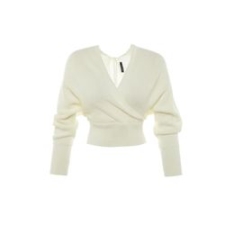 Trendyol Pullover in Wei&szlig; - 66% | Gr&ouml;&szlig;e S | Damen-pullover-cardigans