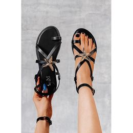 C'M Zehensandalen in Schwarz - 66% | Gr&ouml;&szlig;e 37 | Damen-sandalen