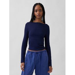 GAP Longsleeve in Dunkelblau - 59% | Gr&ouml;&szlig;e M | Damen-tops