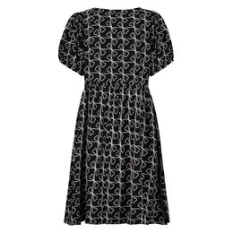 Sublevel Kleid in Schwarz/ Wei&szlig; - 56% | Gr&ouml;&szlig;e M | Damen-kleider