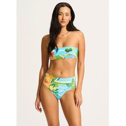 Seafolly Bikini-Hose in T&uuml;rkis/ Gr&uuml;n - 63% | Gr&ouml;&szlig;e S | Damen-bademode