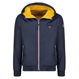 Geographical Norway &Uuml;bergangsjacke "Arrivial" in Dunkelblau/ Gelb - 65% | Gr&ouml;&szlig;e 164 | Kinderjacken