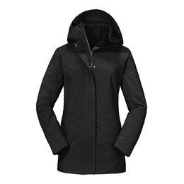 Sch&ouml;ffel Sch&ouml;ffel Hybridjacke "Cambria" in Schwarz - 78% | Gr&ouml;&szlig;e 42 | Damen-outdoorjacken