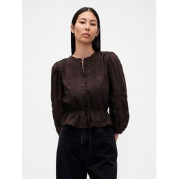 GAP Bluse in Braun - 54% | Gr&ouml;&szlig;e M | Damen-blusen