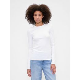 GAP Longsleeve in Wei&szlig; - 46% | Gr&ouml;&szlig;e M | Damen-tops