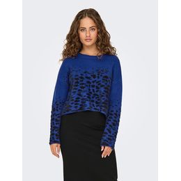 Only Pullover in Blau/ Schwarz - 60% | Gr&ouml;&szlig;e M | Damen-pullover-cardigans