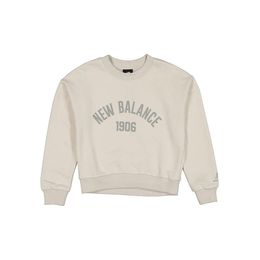 New Balance Sweatshirt "Essentials" in Beige - 54% | Gr&ouml;&szlig;e 128 | Kinder-sweatshirts-jacken