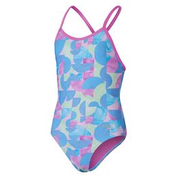 Speedo Badeanzug ''Eco+'' in Blau/ Gr&uuml;n/ Lila - 34% | Gr&ouml;&szlig;e 152 | Kinder-bademode