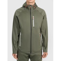 4F Softshelljacke in Khaki - 57% | Gr&ouml;&szlig;e M | Herren-outdoorjacken