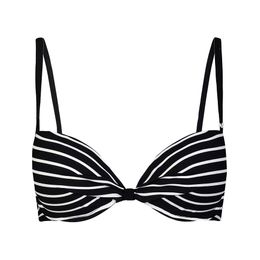 Short Stories Bikini-Oberteil in Schwarz/ Wei&szlig; - 73% | Gr&ouml;&szlig;e 40A-Cup | Damen-bademode