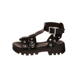 lamino Leder-Sandalen in Schwarz - 58% | Gr&ouml;&szlig;e 32 | Kindersandalen